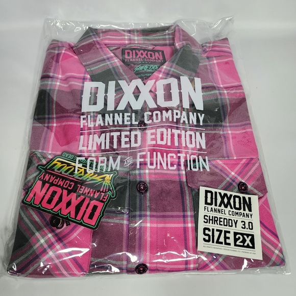 DIXXON | Shirts | Dixxon X Shreddy Flannel Shirt Collab Gen 4 Mens 2xl ...